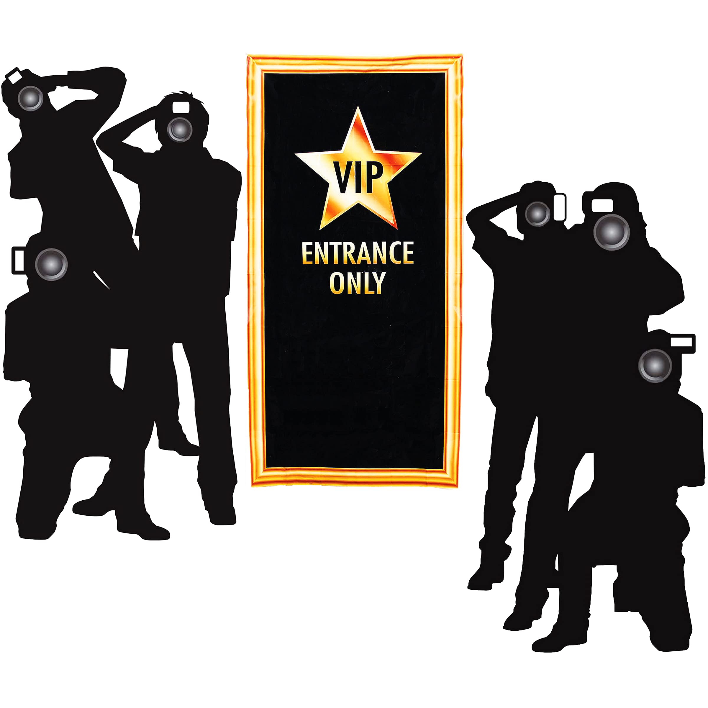 Buy Paparazzi Cutout Prop & VIP Door Cover backdrop for Hollywood Theme ...