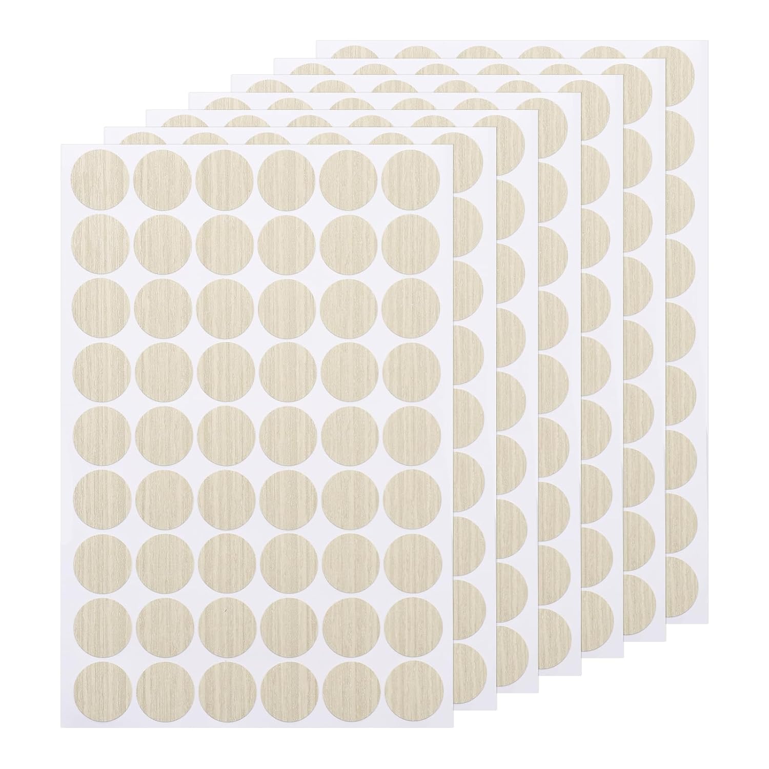 uxcell 7 Sheets/378PCS Self Adhesive Screw Hole Stickers, 2.1cm/0.83 ...