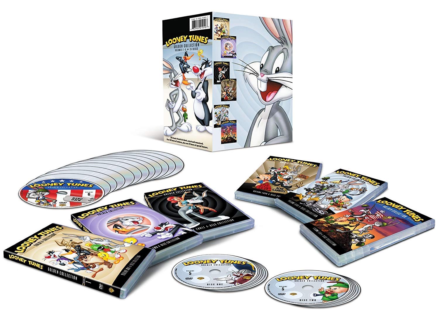 LOONEY TUNES GOLDEN COLLECTION Complete Series DVD Vol. 1-6 Volume 1 2 ...