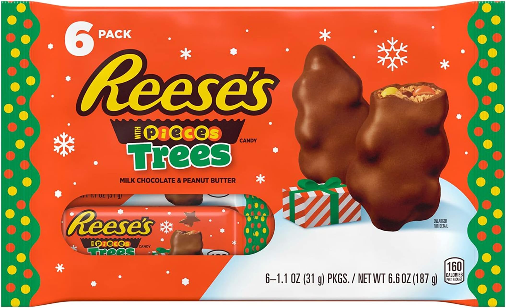 Amazon.com: Reese's Trees 3400047805 Peanut Butter Milk Chocolate, 10.8 ...