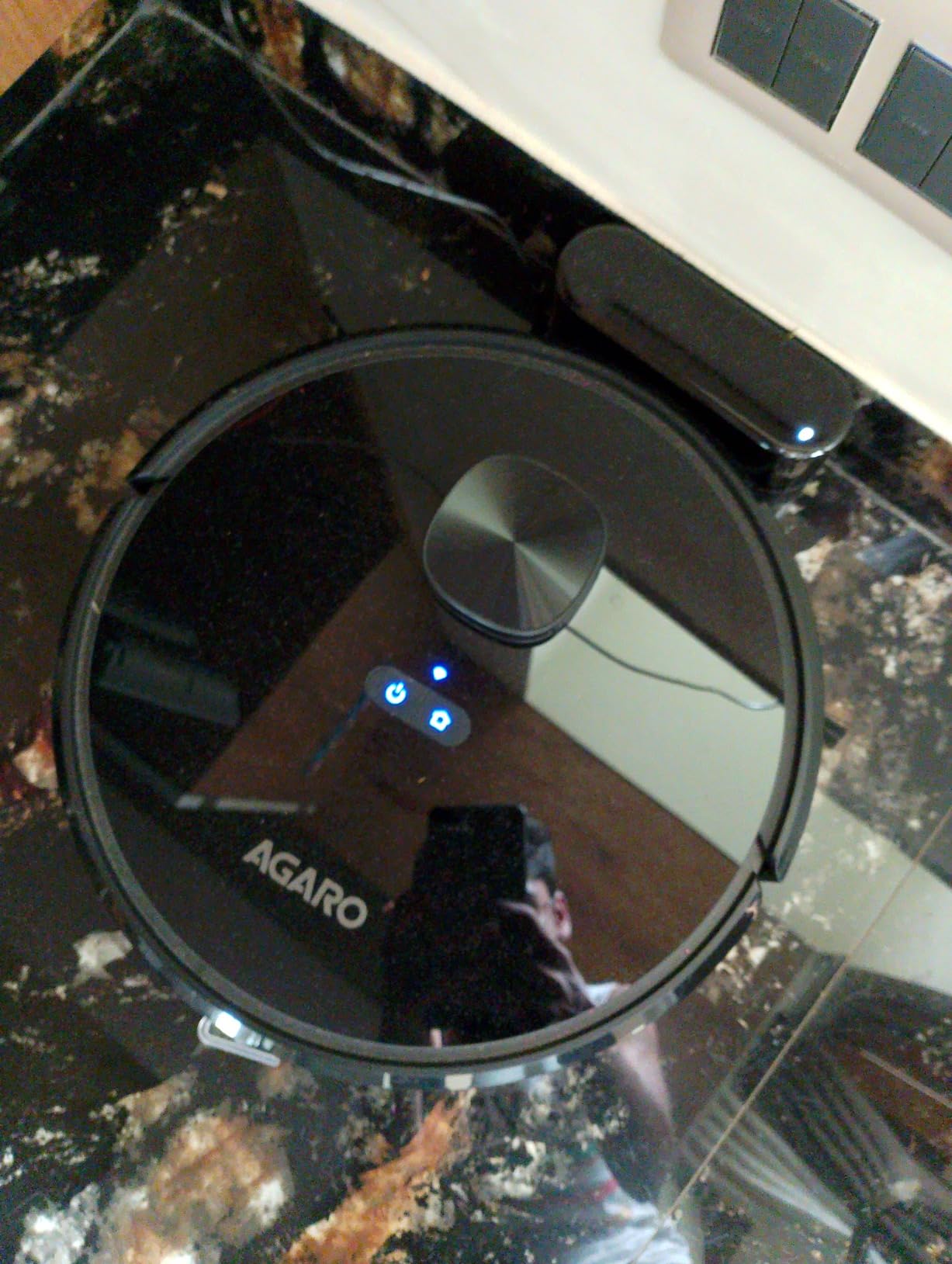 AGARO Alpha Robot Vacuum Cleaner, Brush, Dry Vacuum & Wet Mop ...