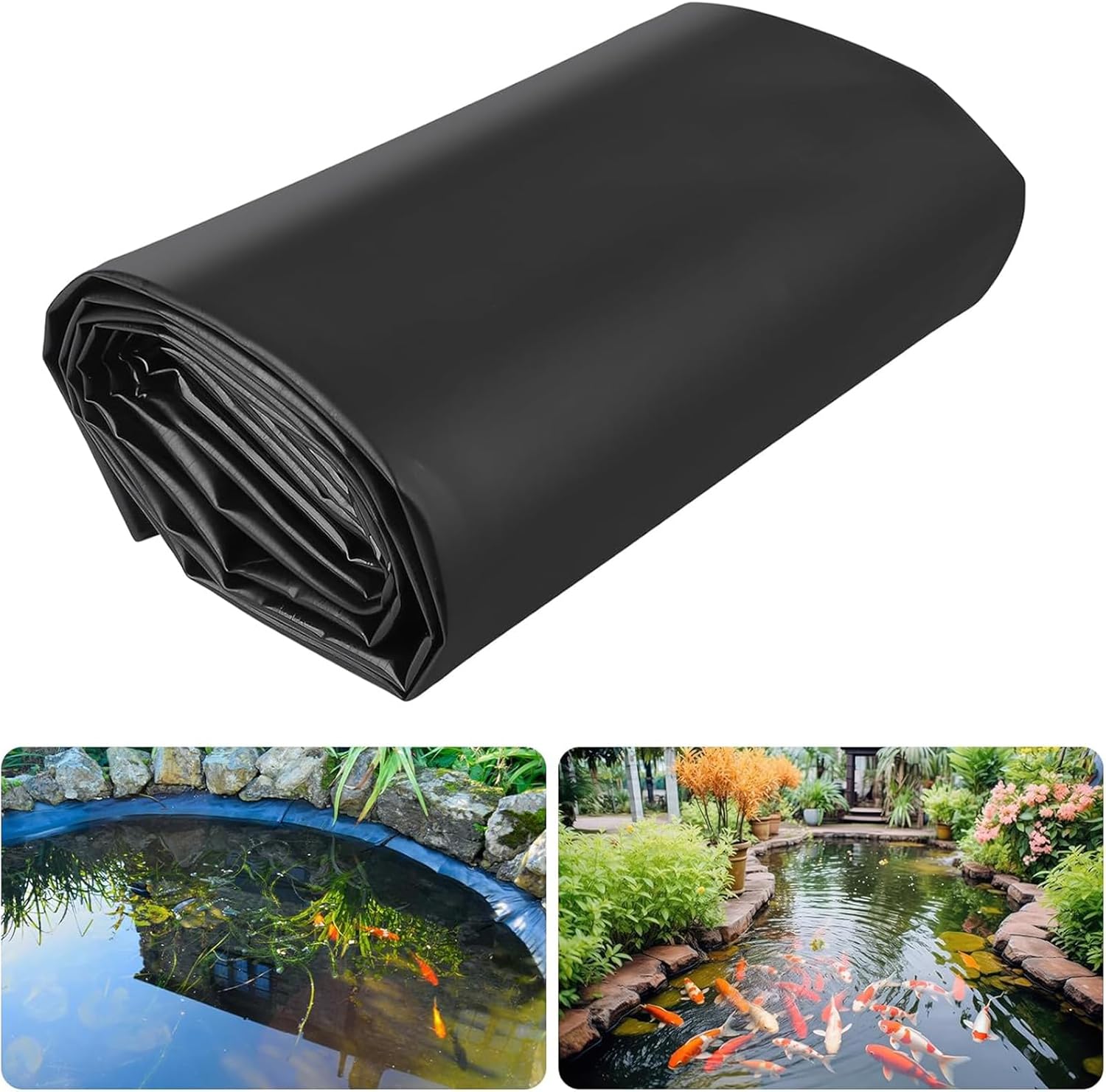 Flexible Pond Lining Membrane - Tear Resistant Weatherproof Tarpaulin ...