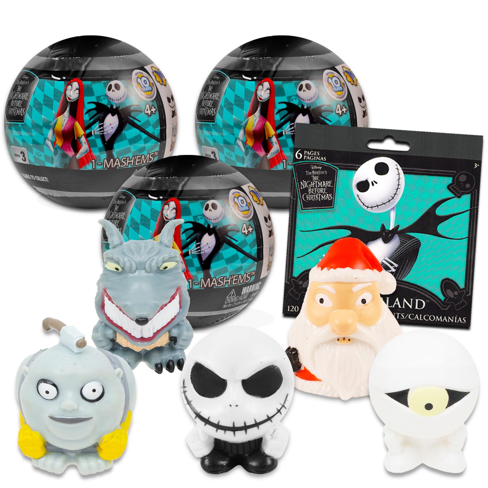 Amazon.com: Disney Nightmare Before Christmas Blind Bags Party Favor 3 ...