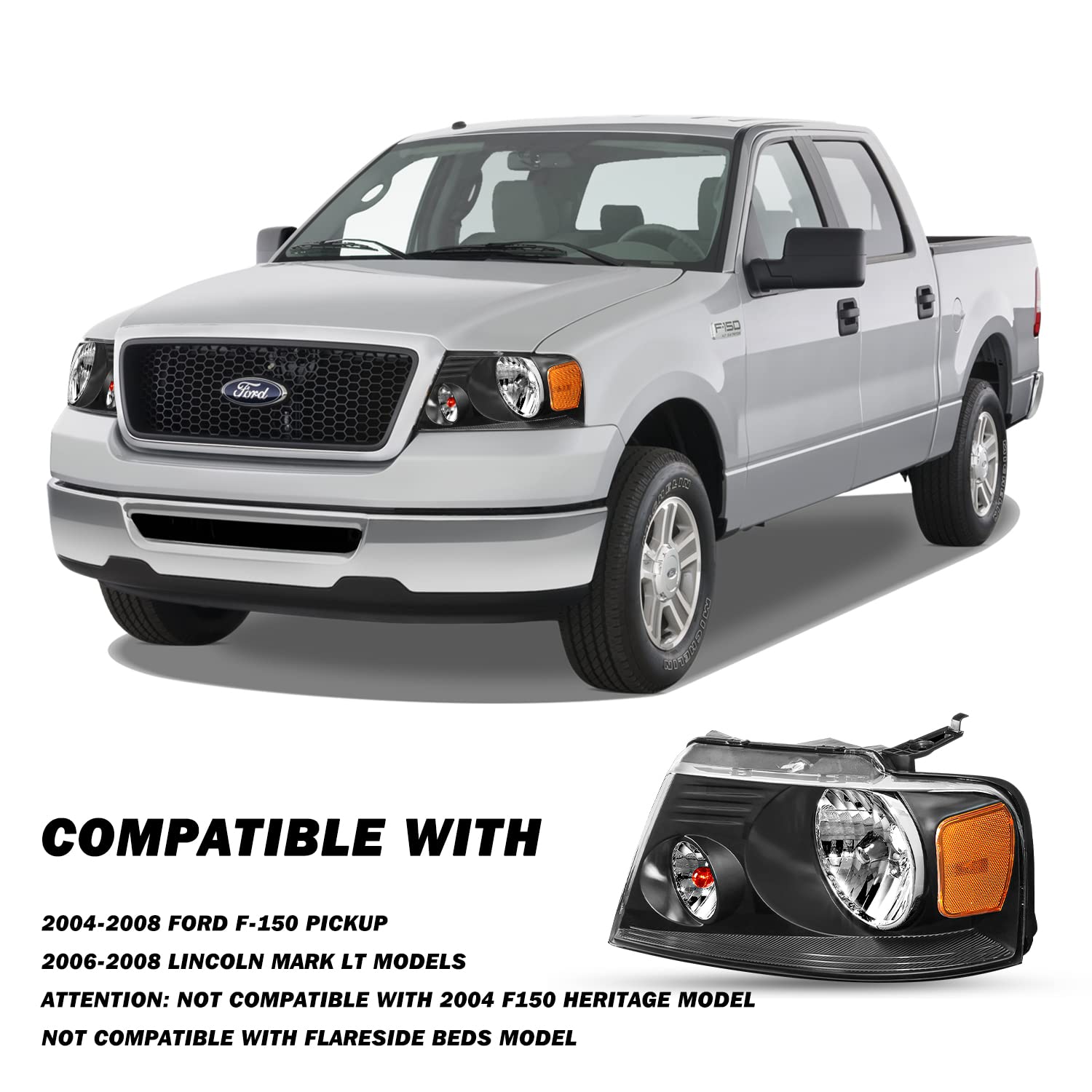 Snapklik.com : SOCKIR Headlight Assembly Compatible