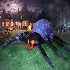 Amazon.com: 12FT Halloween Inflatable Decorations Spider, Giant Halloween Spider Blow Up with ...