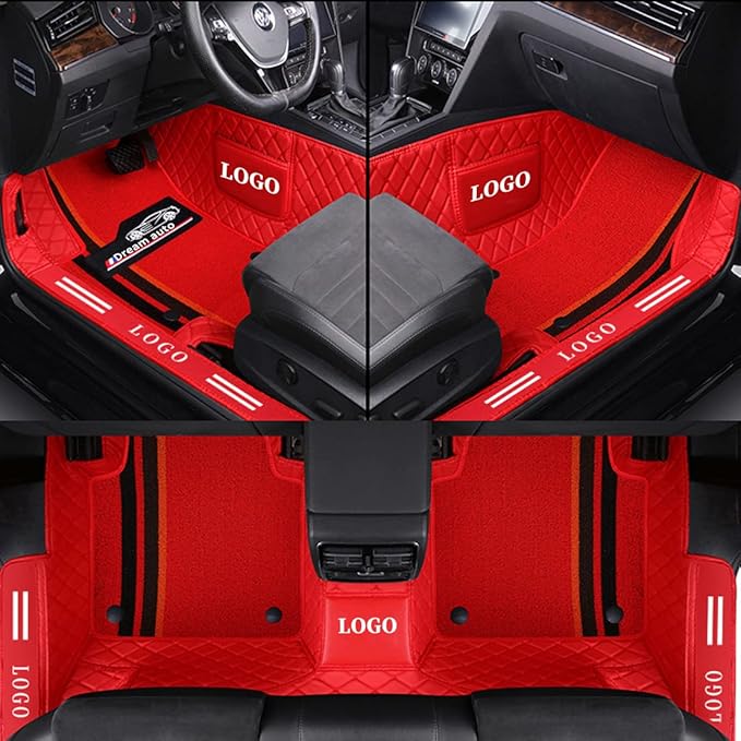 8X-SPEED Car Floor mats, Custom Double Layer Carpet for 97% Coupe Sedan ...