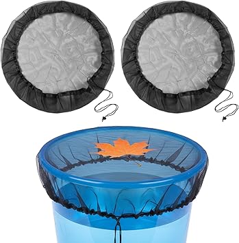 Amazon.com : 2 Pcs Mesh Cover for Rain Barrel Water Collection Buckets ...