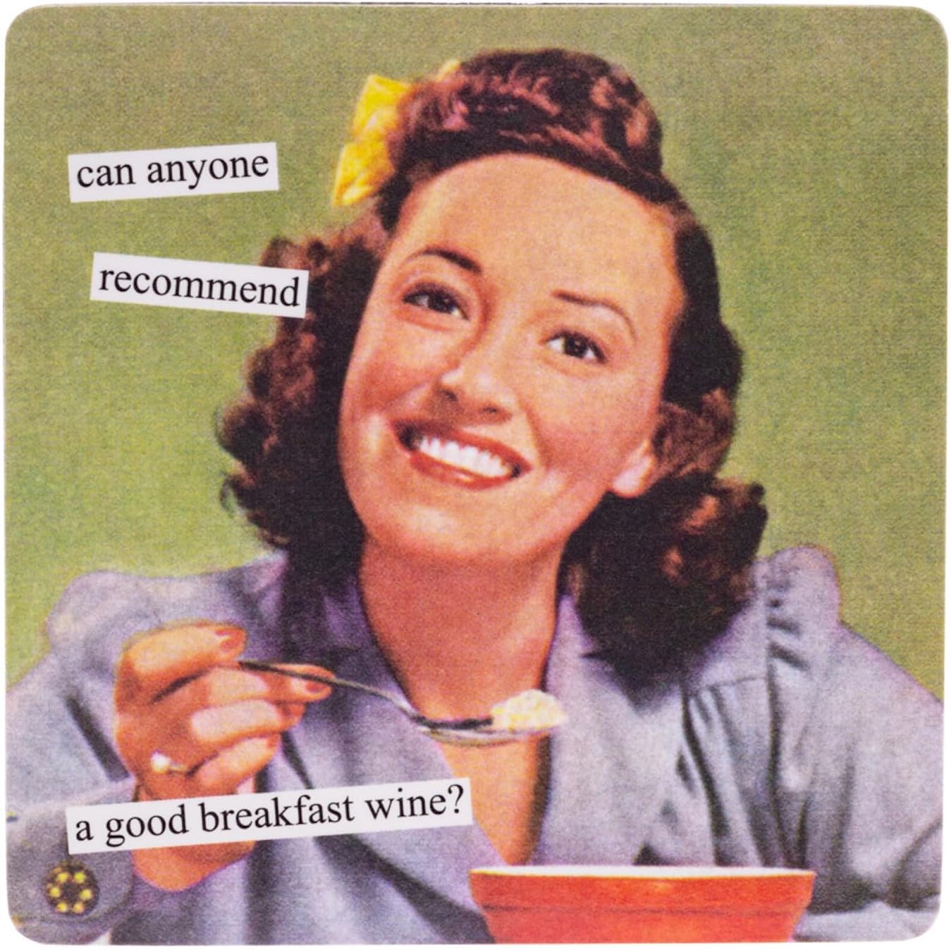 Amazon.com: Anne Taintor Magnet - Breakfast Wine: Home & Kitchen