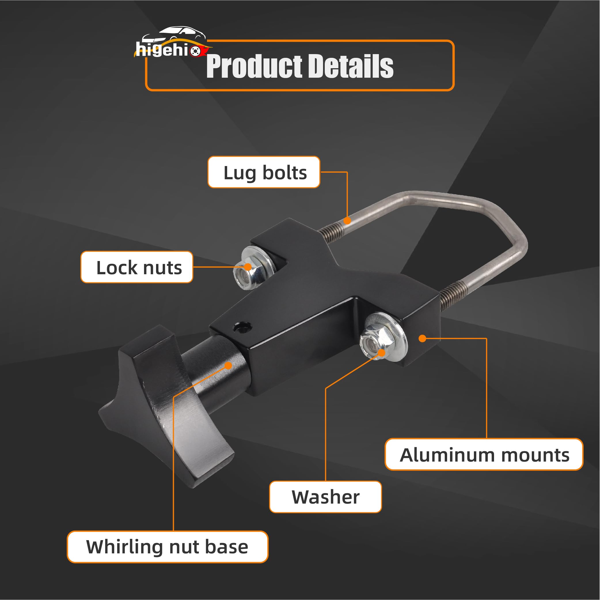 Snapklik.com : Higehio High Lift Jack Mount, Aluminum Hi Lift Jack Tube ...