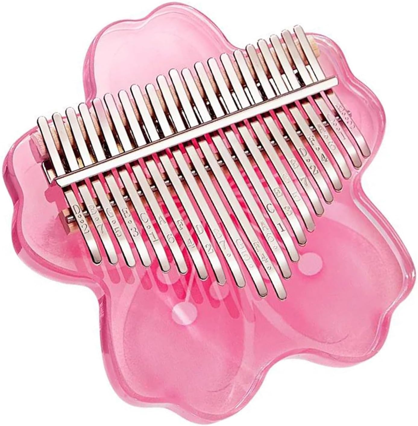 Amazon.com: ZALHIN Kalimba Cute Thumb Piano Kalimba 17 21 Key Pink ...