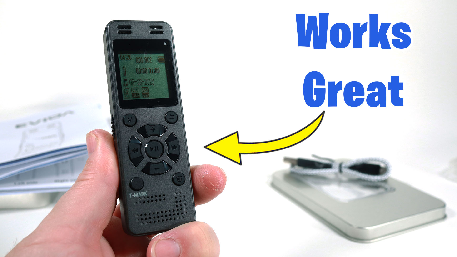 Watch Handy Voice Recorder That Also Plays Music on Amazon Live