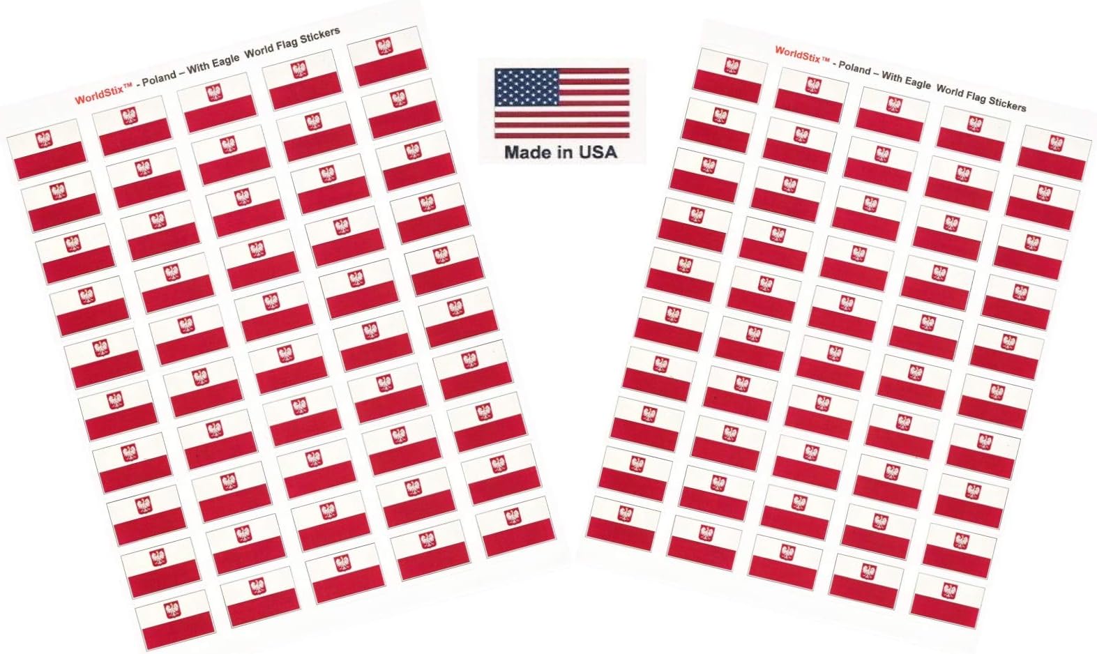 Amazon.com: Navy Peony Peaceful Poland Travel Stickers (28pcs) - Die ...