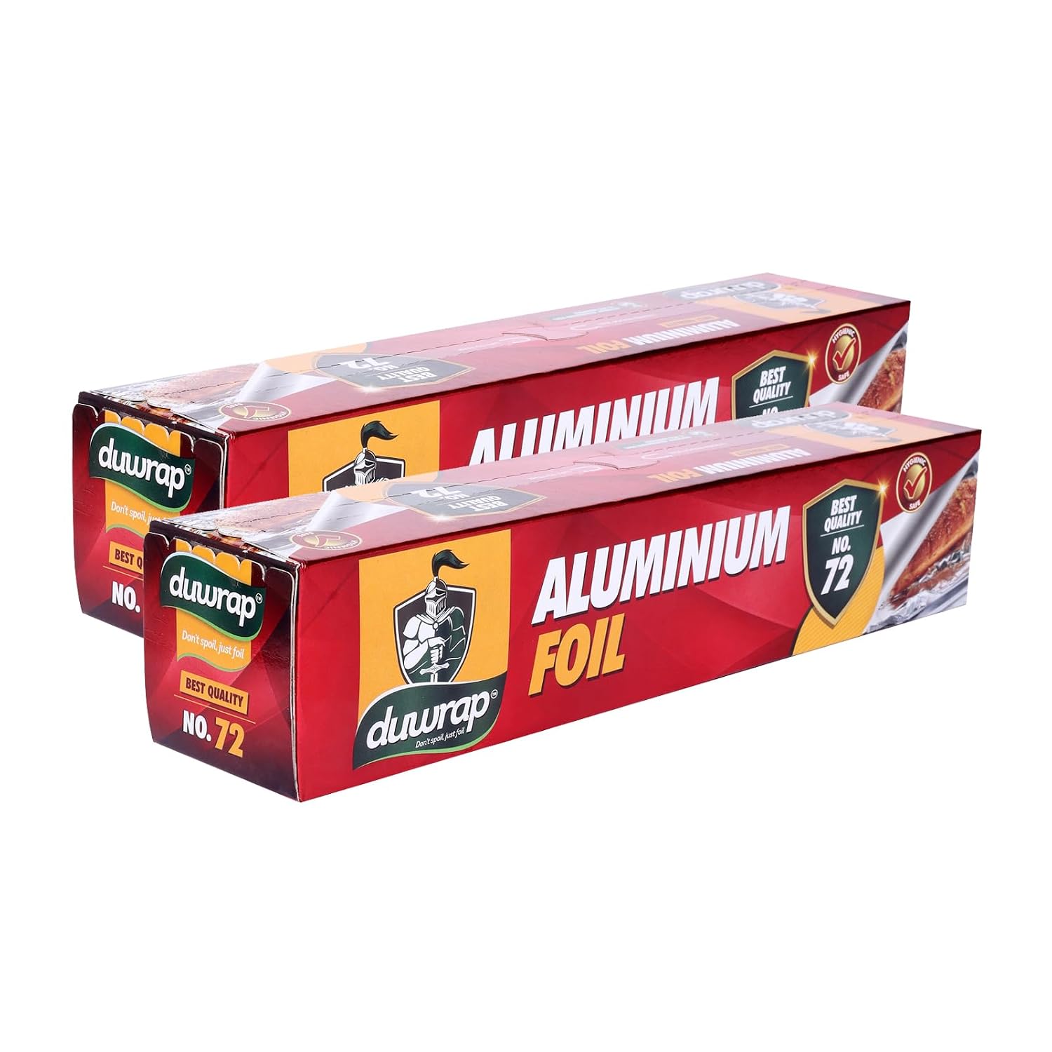 Duwrap No-72 Aluminium Silver Foil Paper Roll for Kitchen, Food Wrap ...