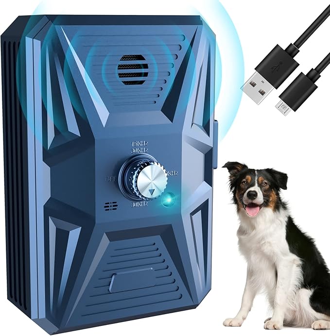 Anti Barking Device, 50Ft Ultrasonic Dog Deterrent Devices, Dog Barking ...