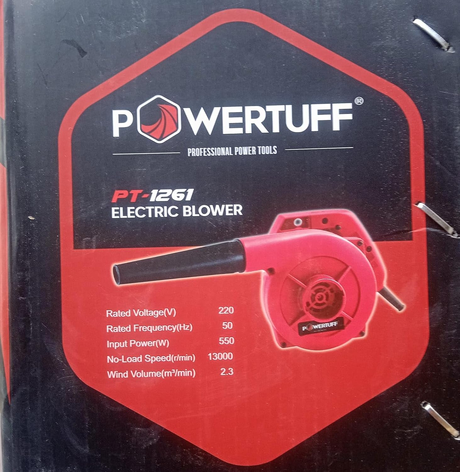 POWERTUFF Electric Blower PT-1261-550W Compact Powerhouse for Quick ...