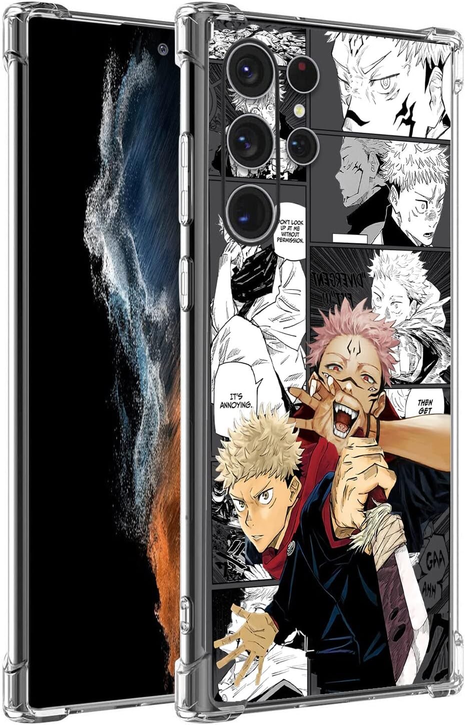 Amazon.com: XXYUIKEZI for Samsung Galaxy S24 Ultra Anime Design Cool ...