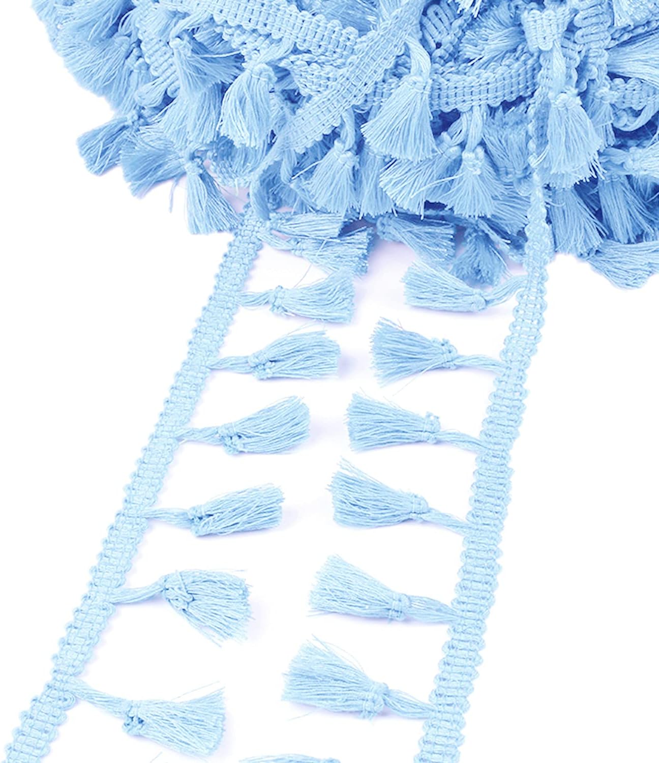 Amazon.com: MSCFTFB 20 Yards Mini Tassel Fringe Trim,Boho Tassels ...