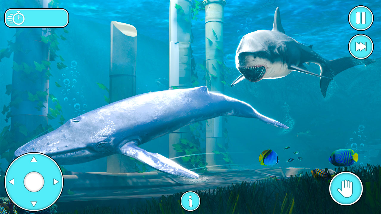 Ultimate Dark Bloop Fish Attack Feed & Grow Shark Adventure Game ...