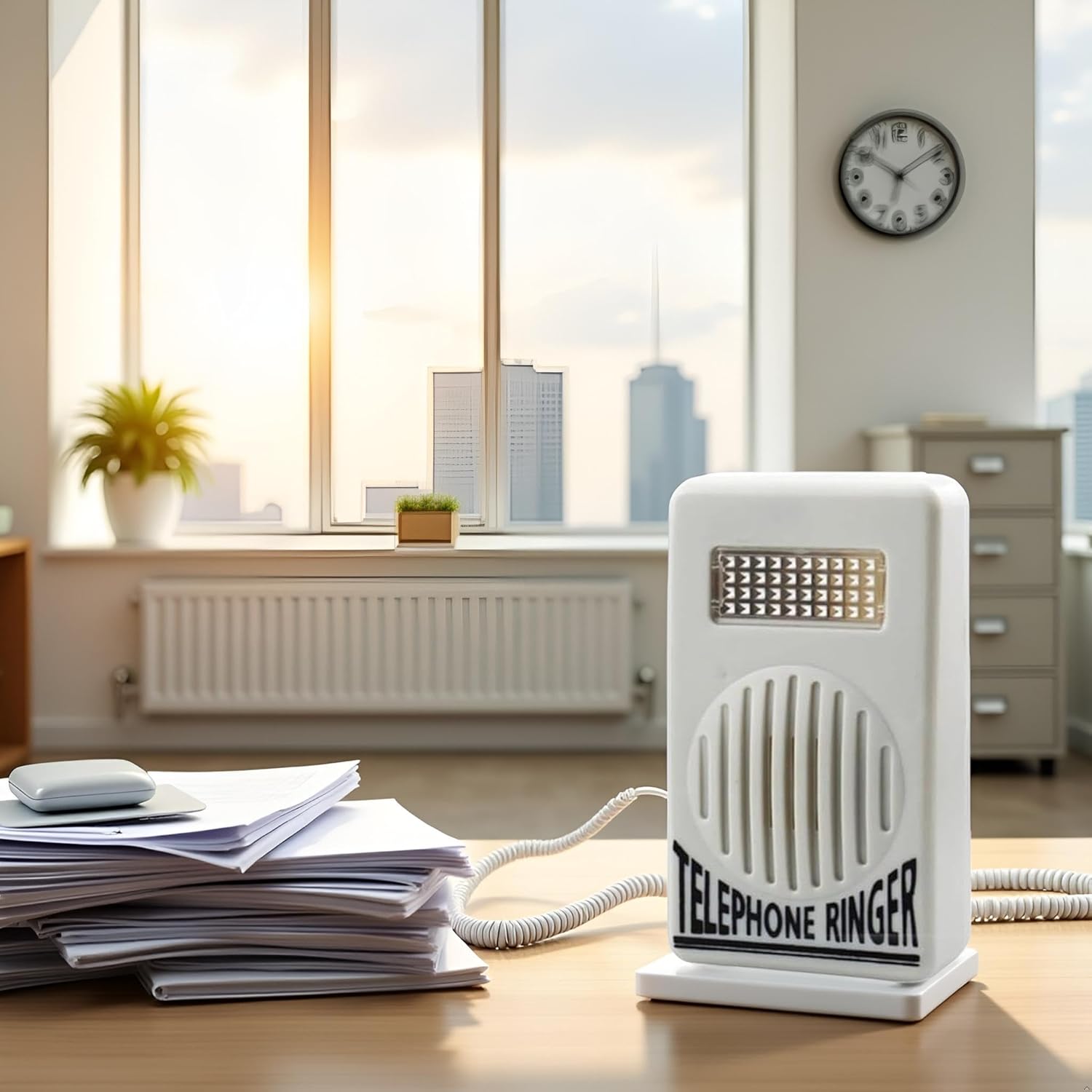 White Telephone Ringer Amplifier Bell Extra-Loud Thailand | Ubuy