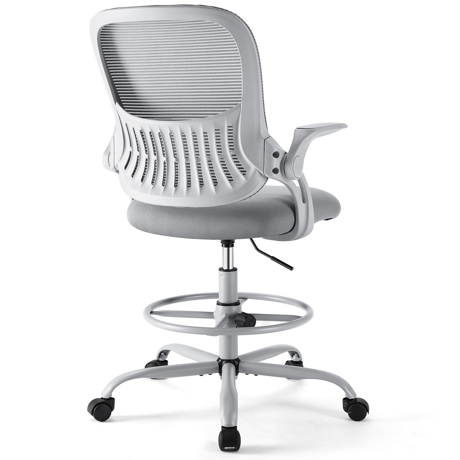 Amazon.com: Sweetcrispy Tall Drafting Desk Chair - Ergonomic High Stool ...