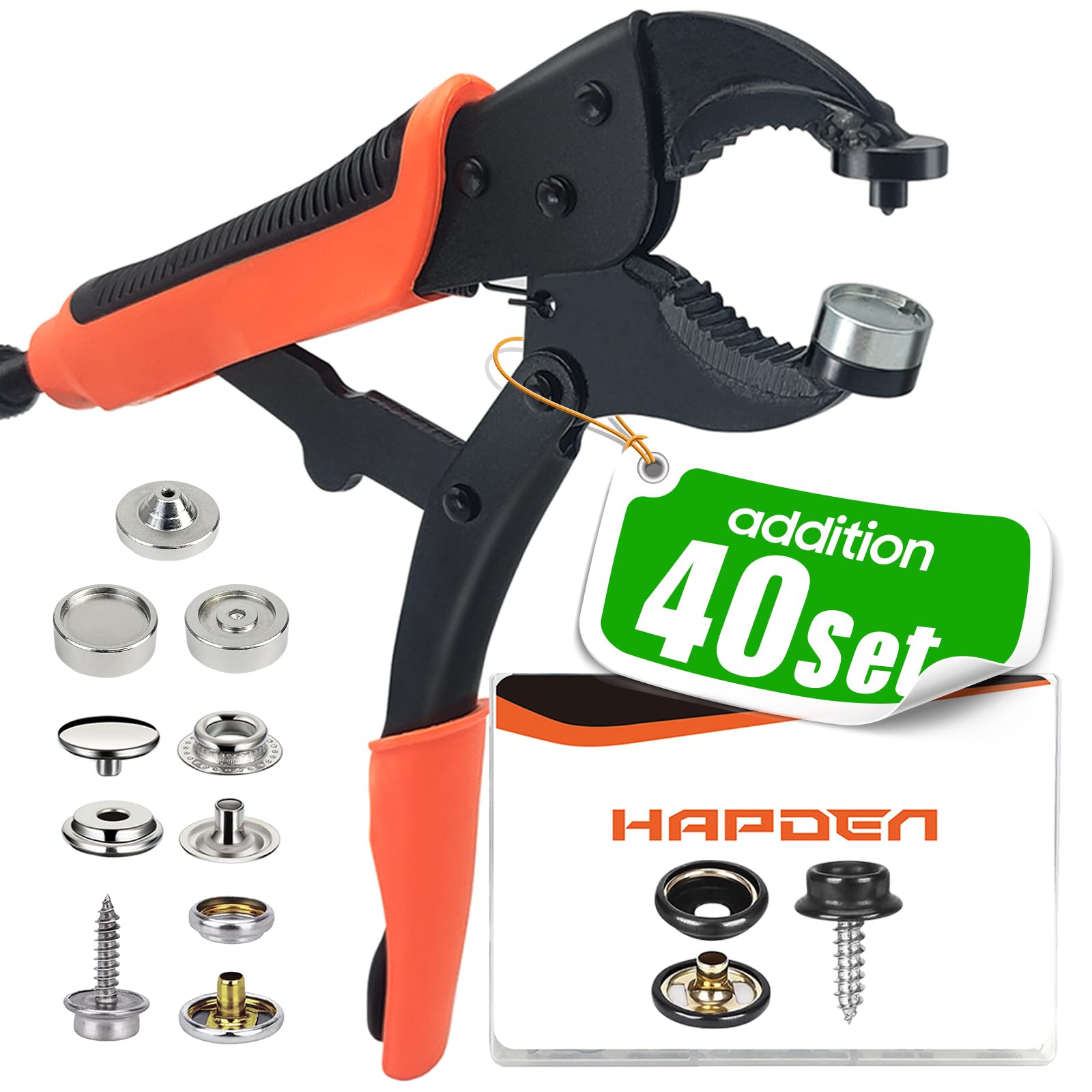 Amazon.com: Heavy Duty Snap Fastener Tool Adjustable Snap Setter Tool ...