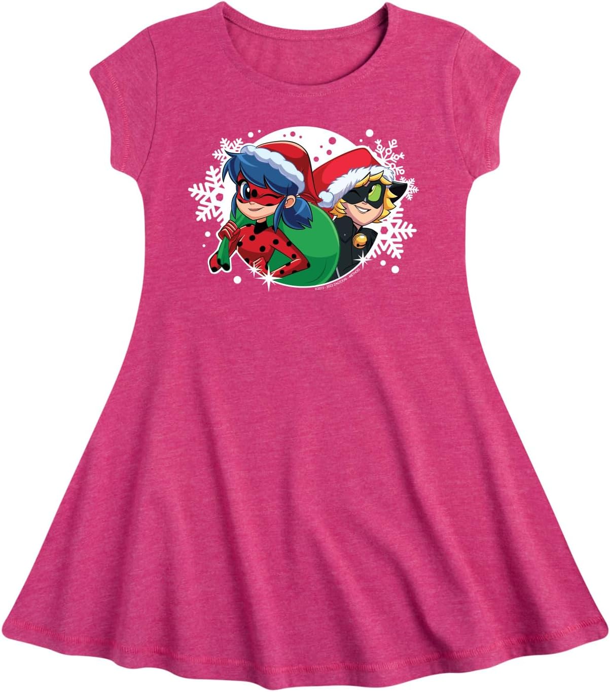 Amazon.com: HYBRID APPAREL - Miraculous Ladybug - Ladybug and Cat Noir ...