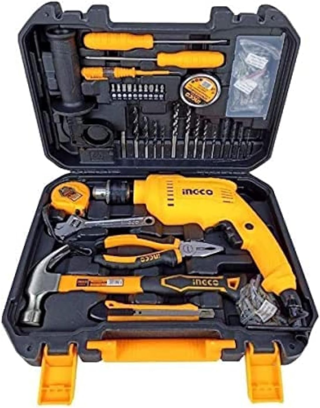 INGCO Drilling Machine Kit, 115 Pcs Tools Set, Drill Tool Kits ...