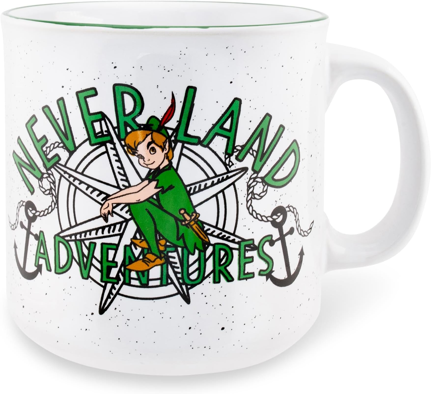 Amazon.com | Disney Peter Pan 70th Anniversary Mug: Coffee Cups & Mugs