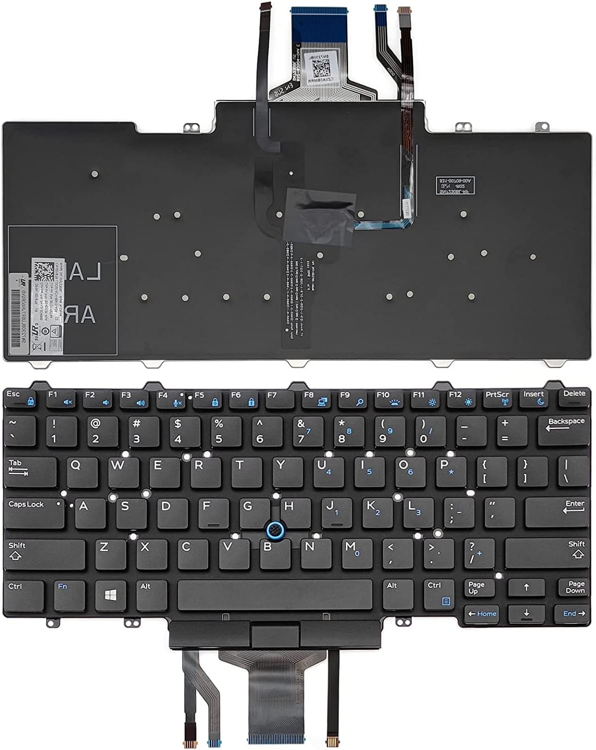 Wefly Laptop Keyboard Compatible for Dell Latitude E5450 E5470 E7450 ...