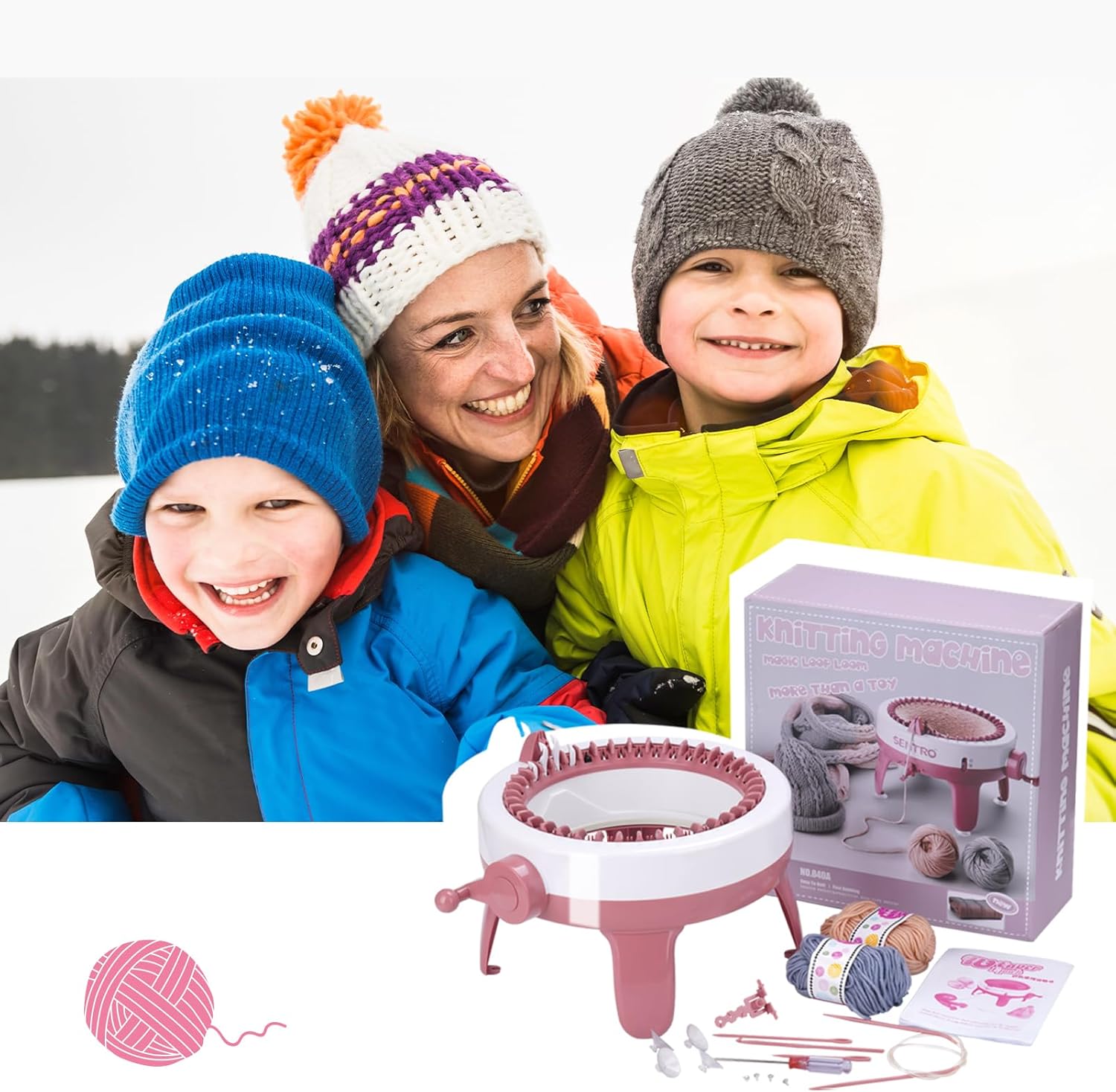 RVtiooy SENTRO – Máquina de tejer, kit inteligente de máquina de tejer ...