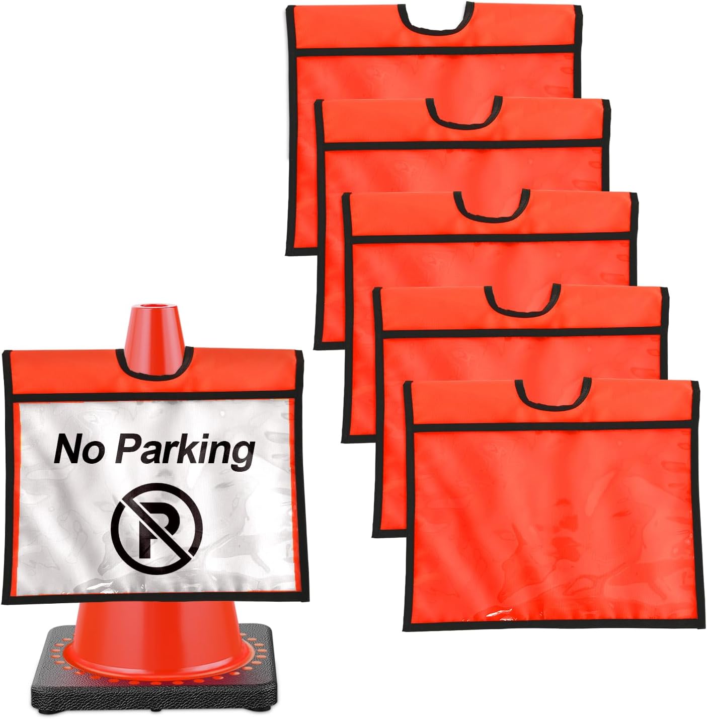 Amazon.com : SmartSign Safety & Construction Sign Kit with 1 Cone Top ...
