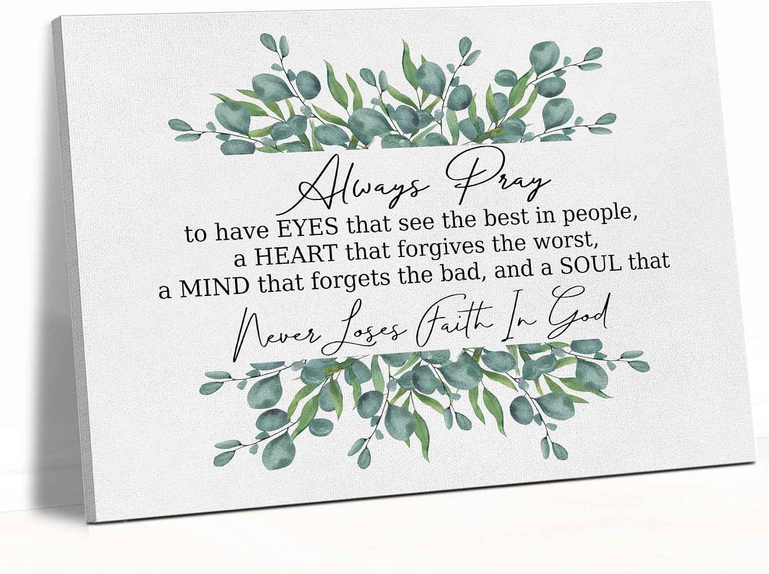 Amazon.com: AEHIE Christian Wall Decor,Bible Verses Wall Decor,Prayer ...