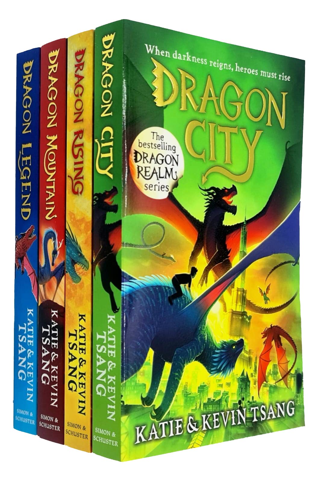 Dragon Realm Series 4 Books Collection Set By Katie Tsang | Desertcart ...