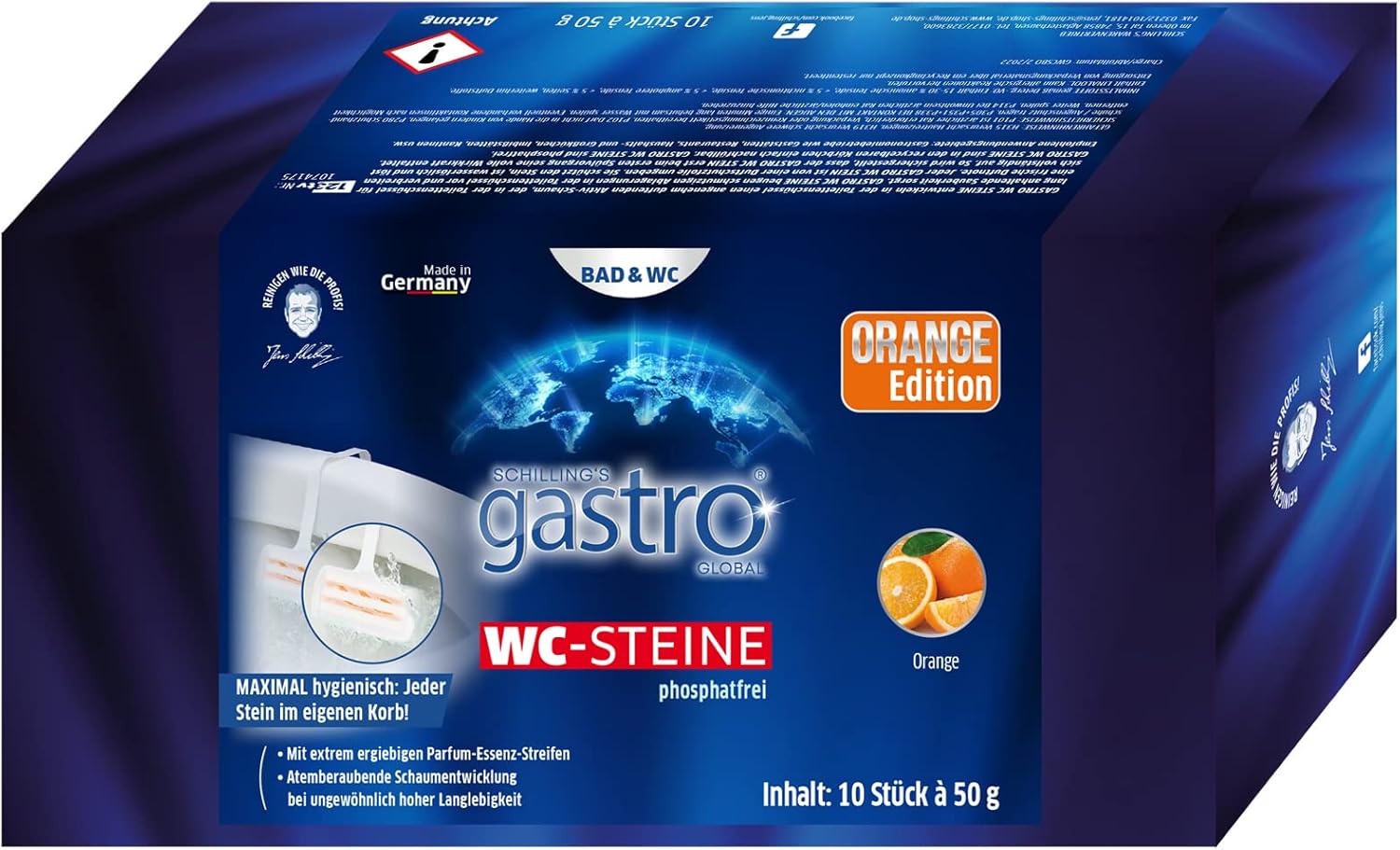 Schilling's gastro global WC Steine Toilette Reiniger Klostein ...