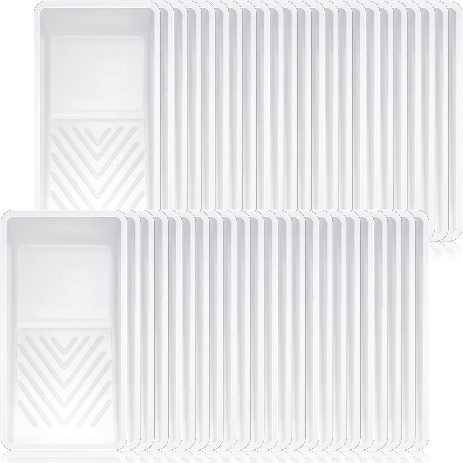 Amazon.com: Geelin 50 Pcs Small Paint Tray Liner 4 Inch Mini Disposable ...