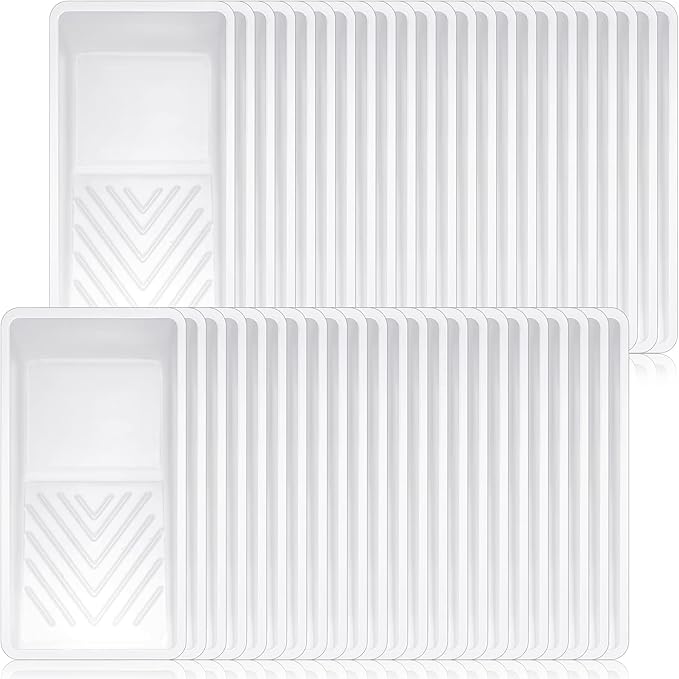 Amazon.com: Geelin 50 Pcs Small Paint Tray Liner 4 Inch Mini Disposable ...