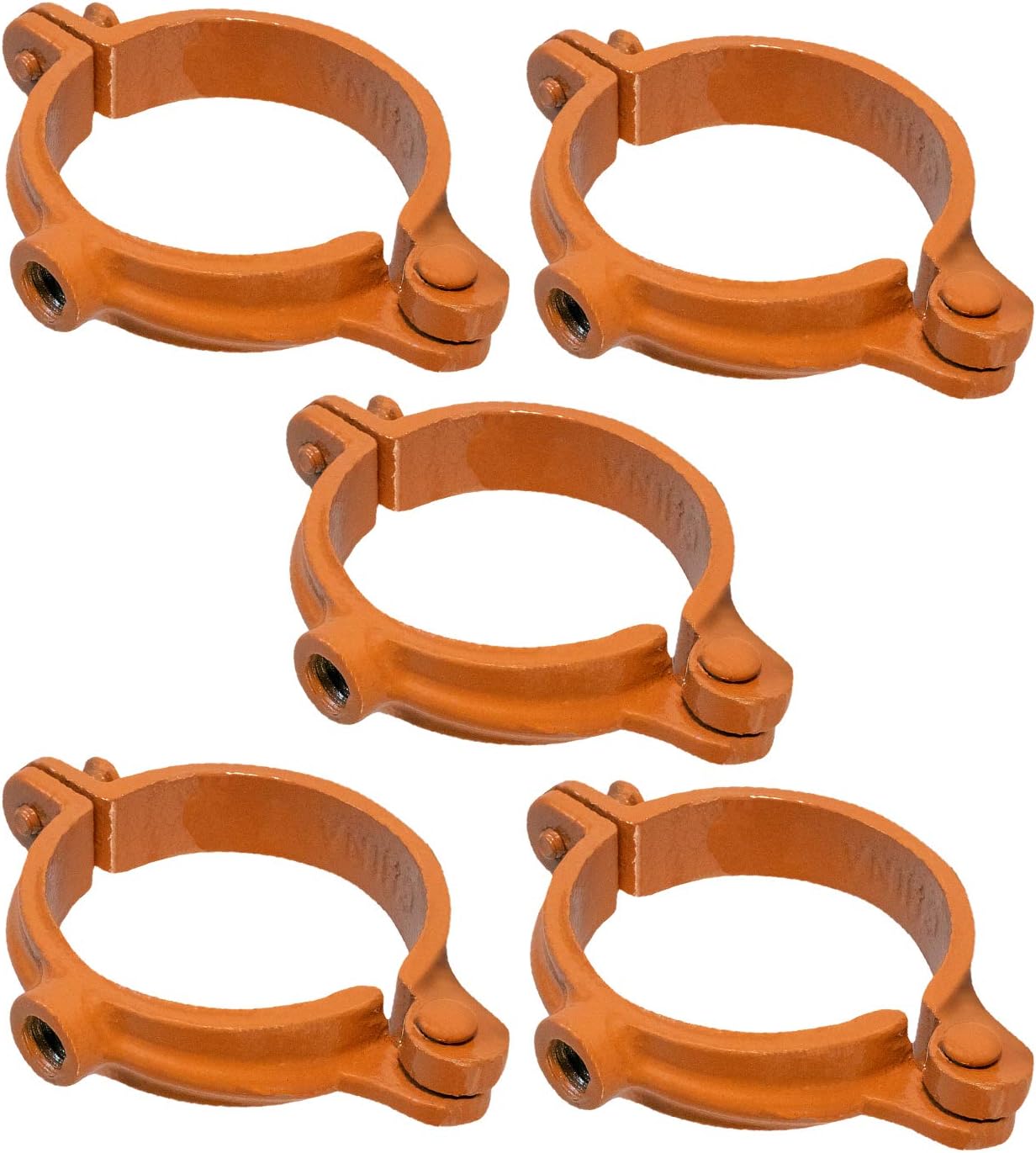 Amazon.com: HIGHCRAFT HINGC-212-5 Industrial Decor Hinged Split Ring Pipe Hanger 2-1/2 in ...