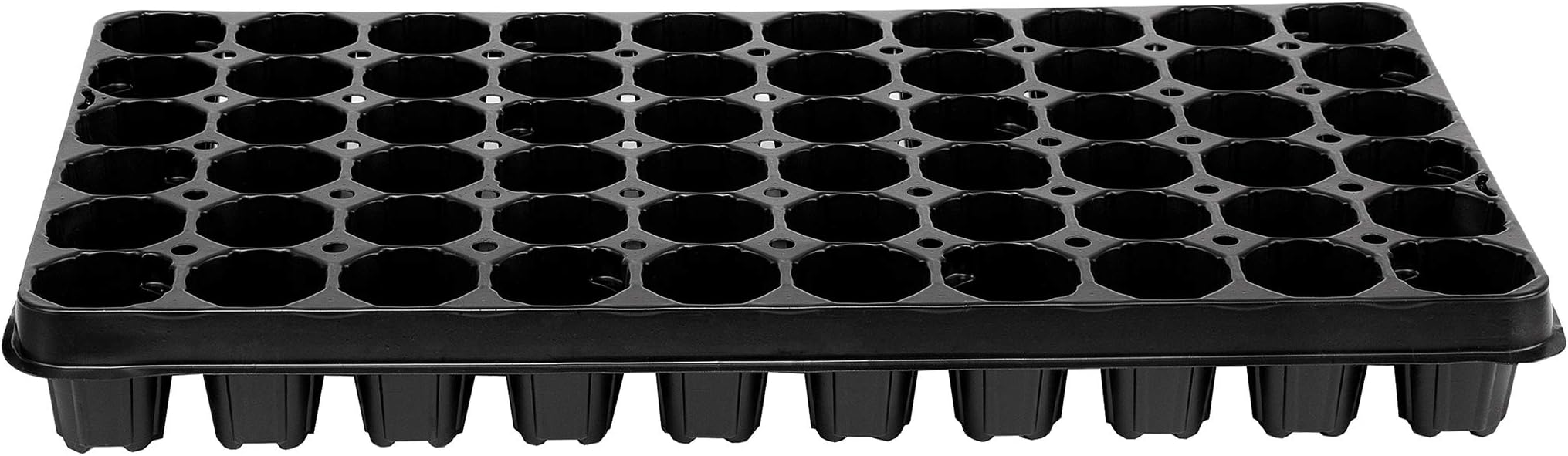 Quickpot Stabile Anzuchtsplatte mit 54 Pflanzlöchern + Untersetzer QP ...