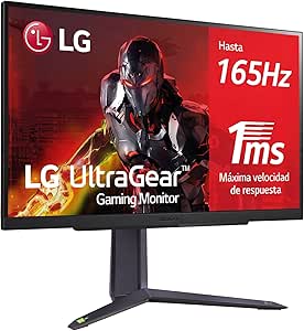 LG 27GR75Q-B - Monitor Gaming Ultragear, 27", Pantalla IPS: 2560 x 1440px, 16:9, NVIDIA G-Sync ...