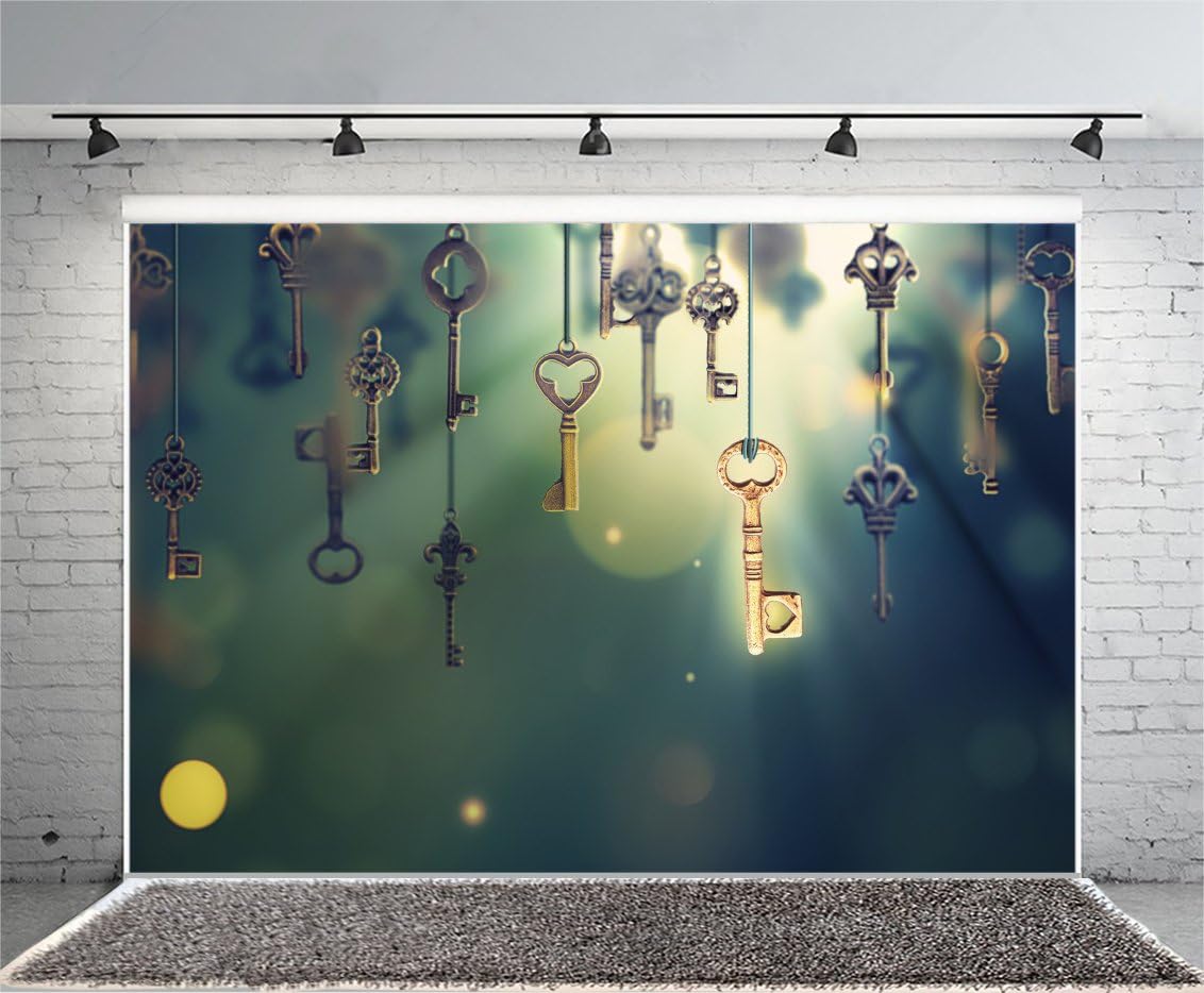 Amazon.com : Yeele 10x8ft Keys Pendant Backdrop Vinyl Fantasy Lock Key ...