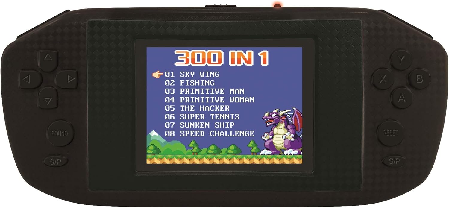 Amazon.com: LEXiBOOK JL3000 Power Cyber Arcade Portable Game Console ...