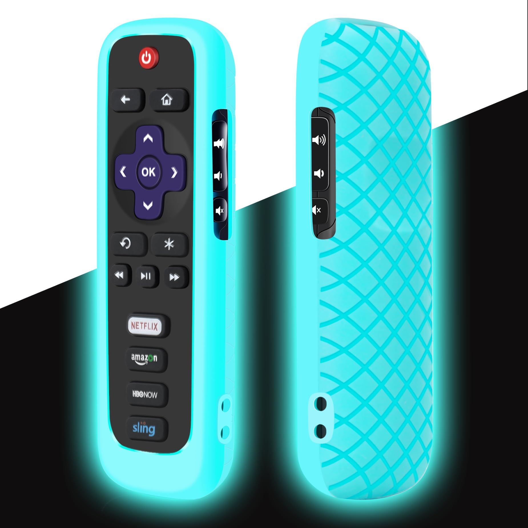 Amazon.com: Remote Case for Roku, Battery Cover for TCL Smart TV ...