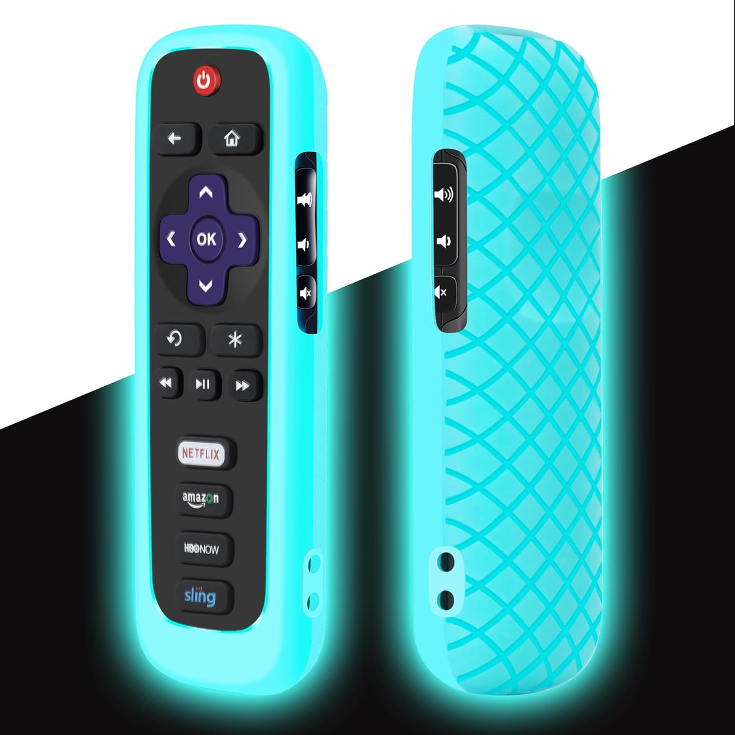Amazon.com: Remote Case for Roku, Battery Cover for TCL Smart TV ...