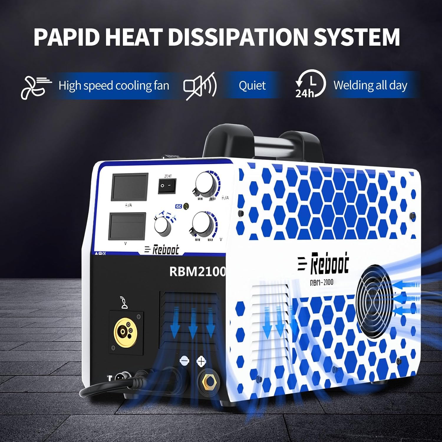 Snapklik.com : MIG Welder Welding Machine 120V 240V Dual Voltage 210A ...