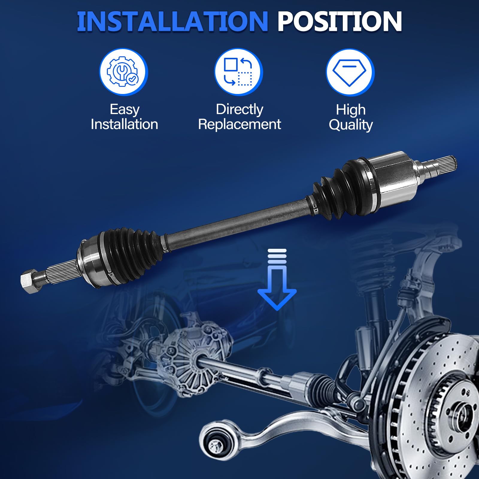 Nissan Rogue Axle Drive Axles For 2008 Nissan Rogue | OEM Parts Online