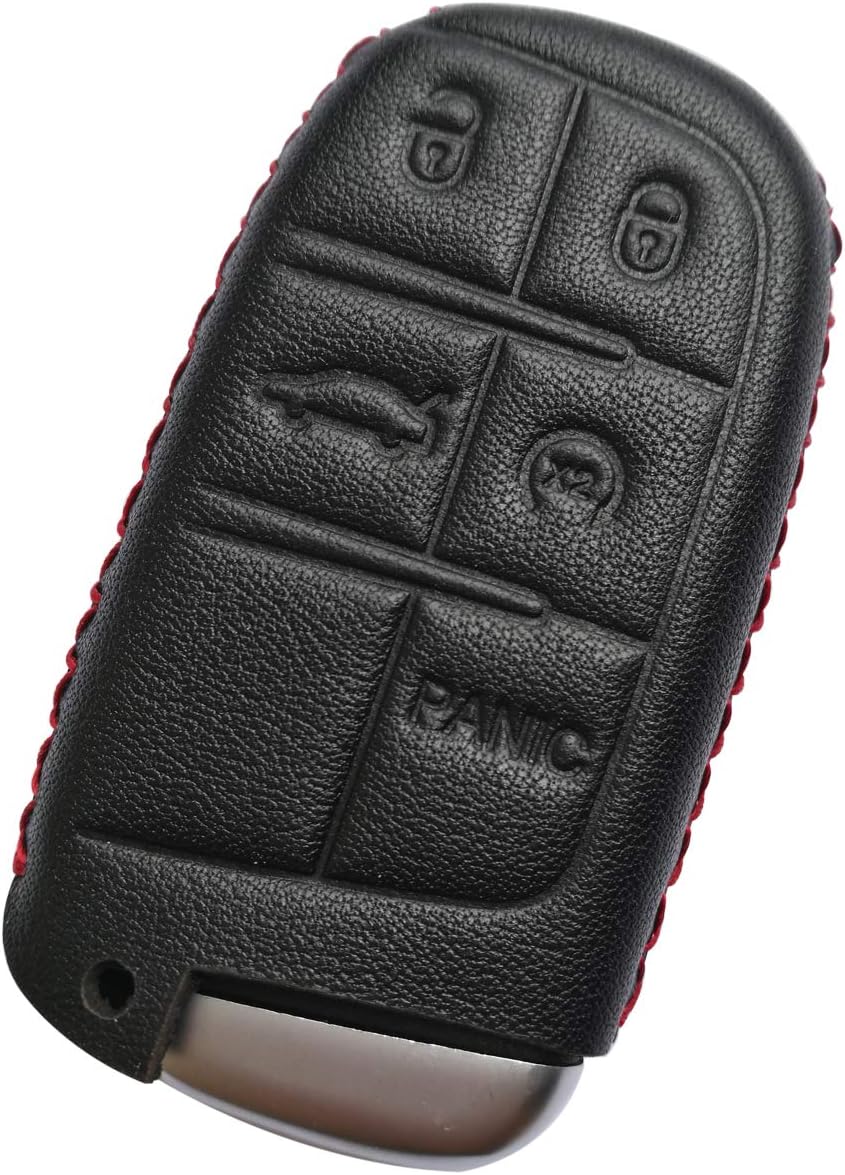 Amazon.com: Coolbestda Leather Key Fob Remote Skin Cover Case Protector ...