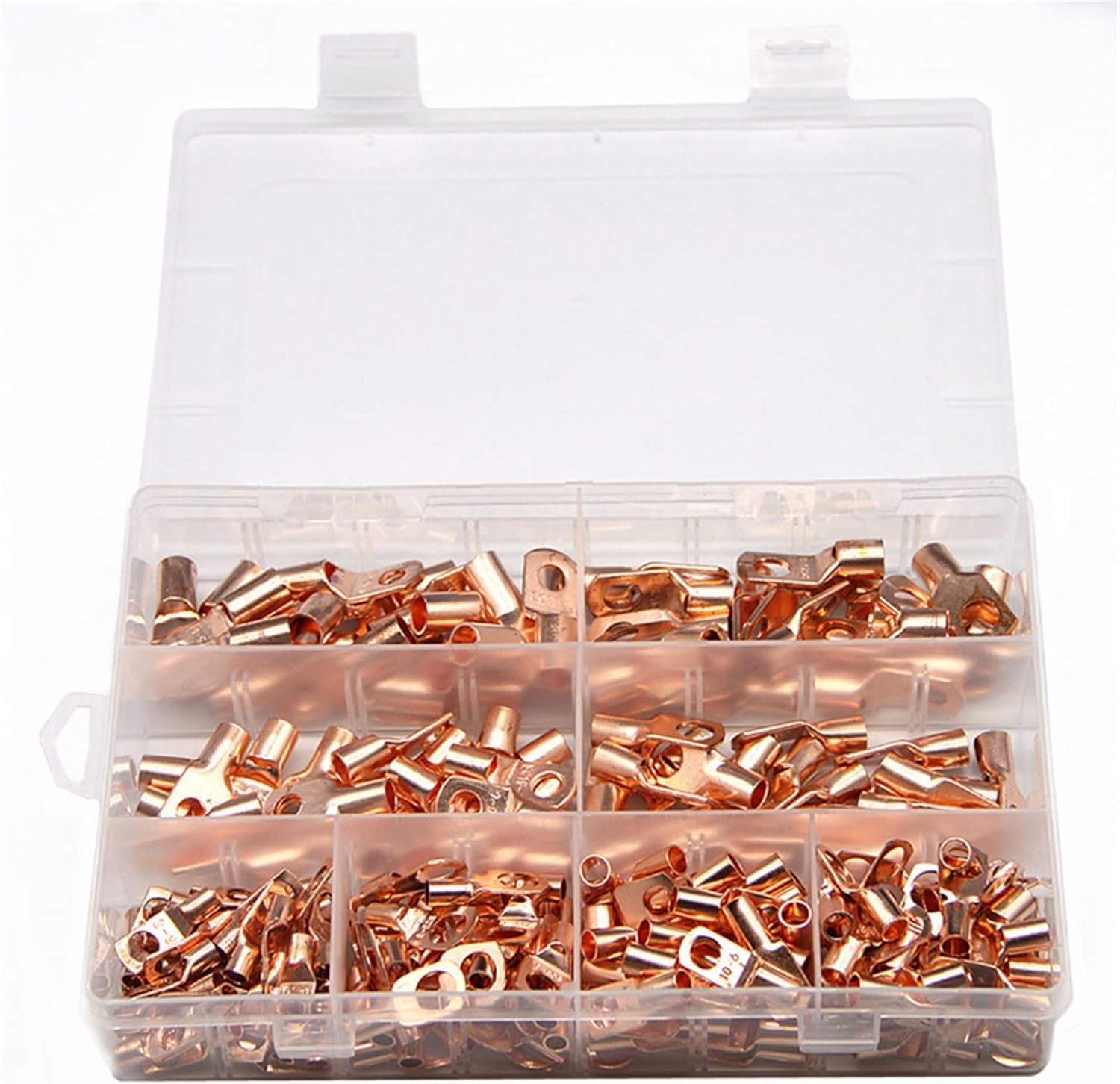 Amazon.com: Ring Terminals 60/260Pcs Crimp Terminal Eletrical Copper ...