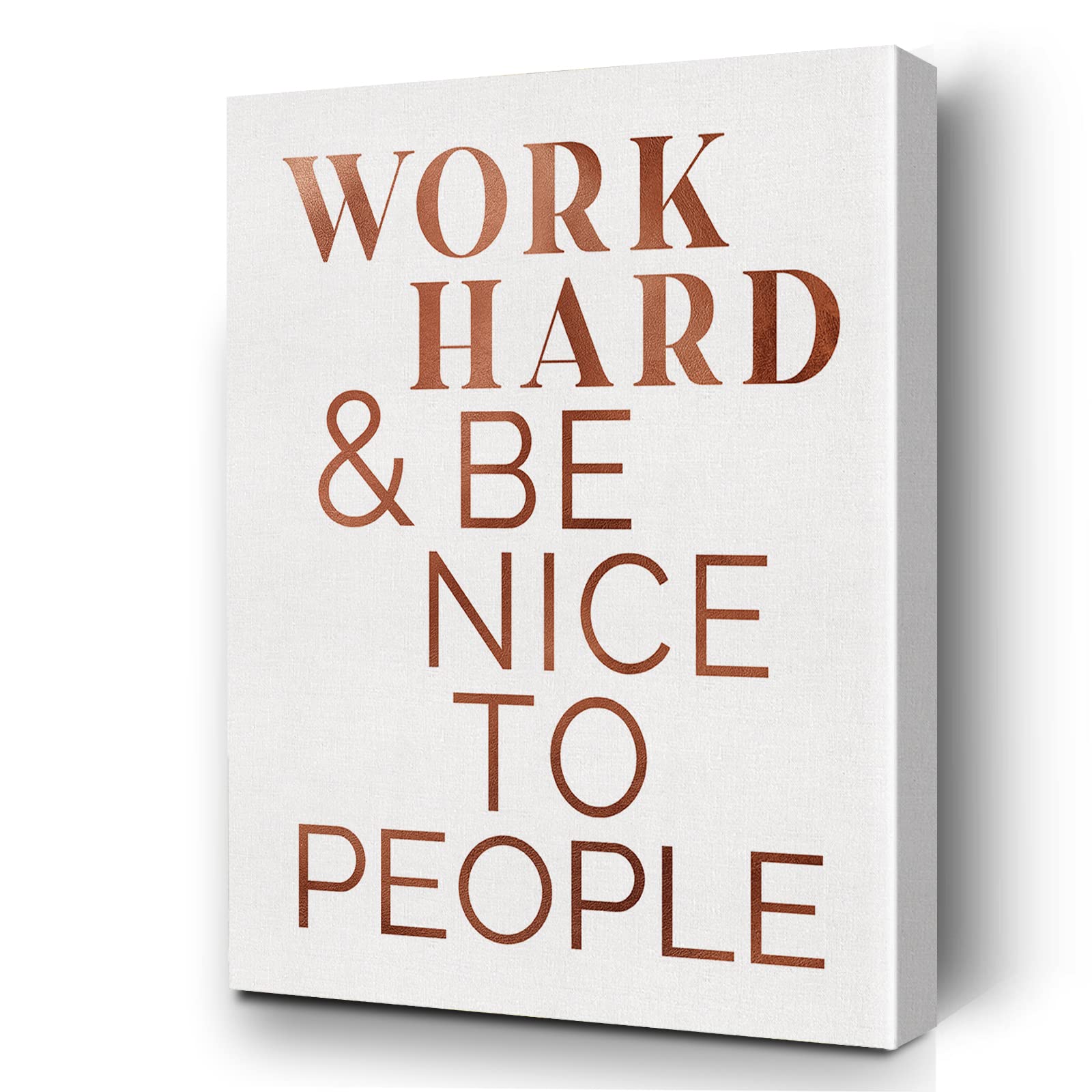 Work Hard And Be Nice To People Printable Poster Classroom