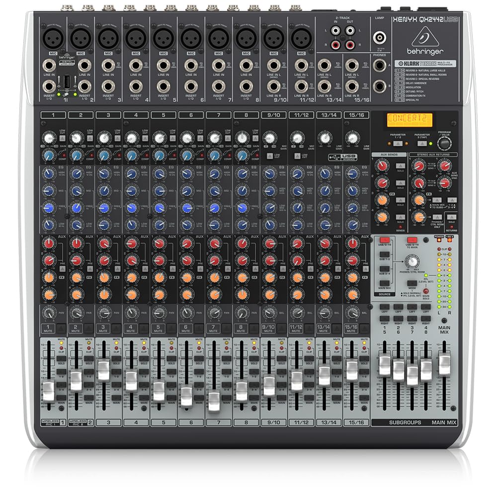 Behringer QX2442USB 24-Channel Mixer : Amazon.in: Musical Instruments