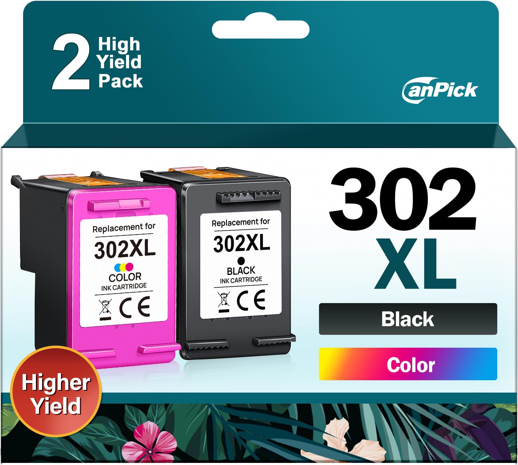 HP 302 (F6U66AE) Original Druckerpatrone Schwarz für HP DeskJet 1110 ...